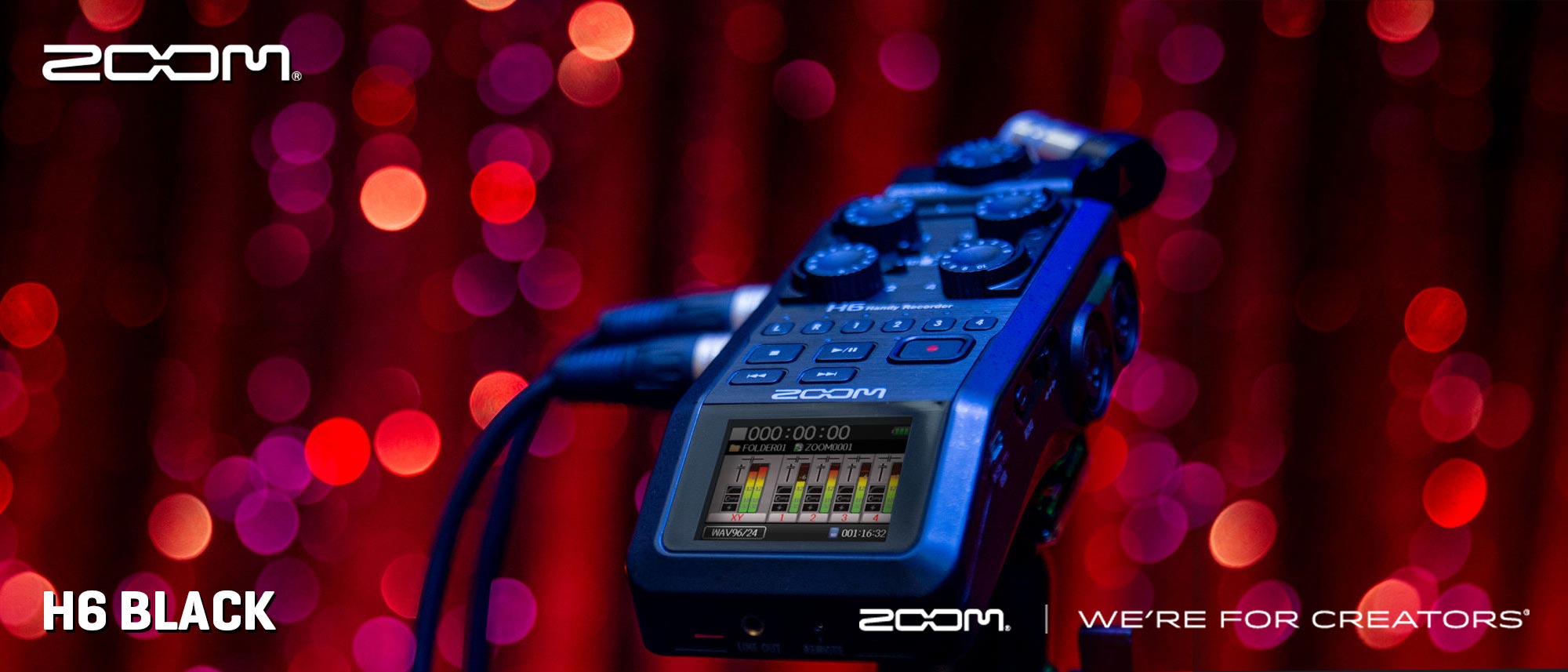Zoom unveils the new H6 Black Handy Recorder – Sound Service Blog