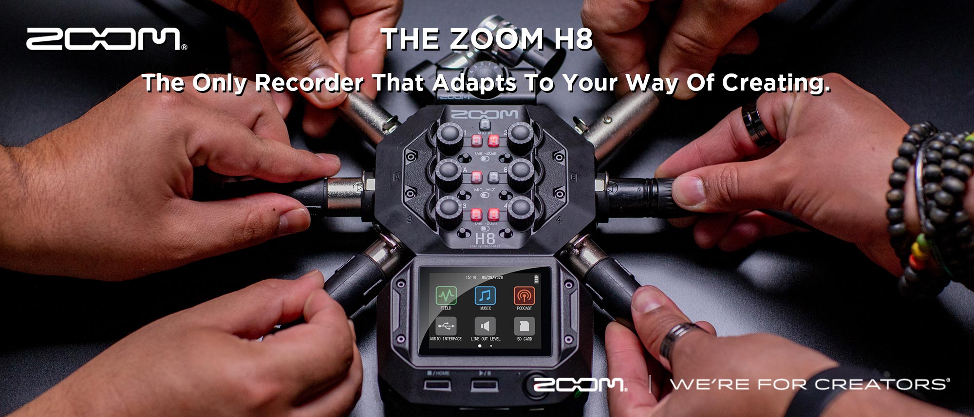 Zoom unveils the new H8 Handy Recorder – Sound Service Blog