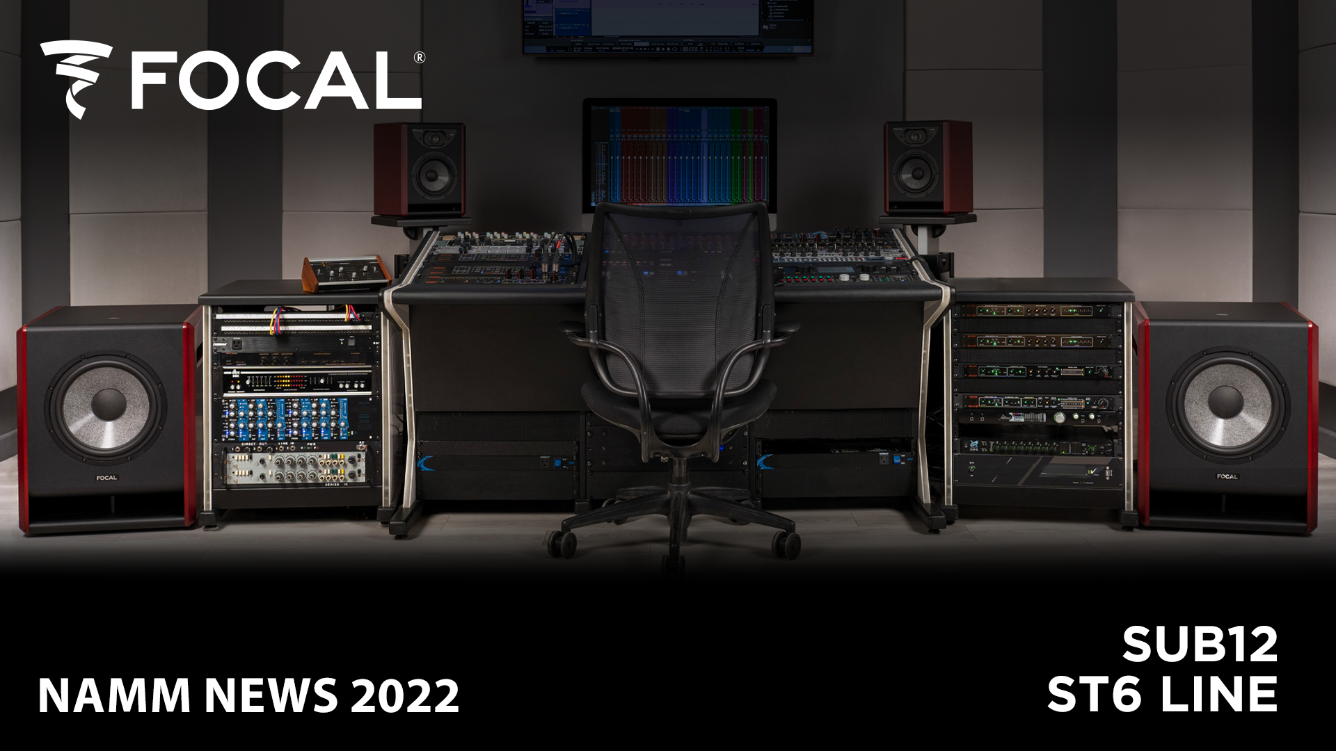 Focal unveils the new ST6 Line at NAMM 2022: Introducing the Sub12 ...