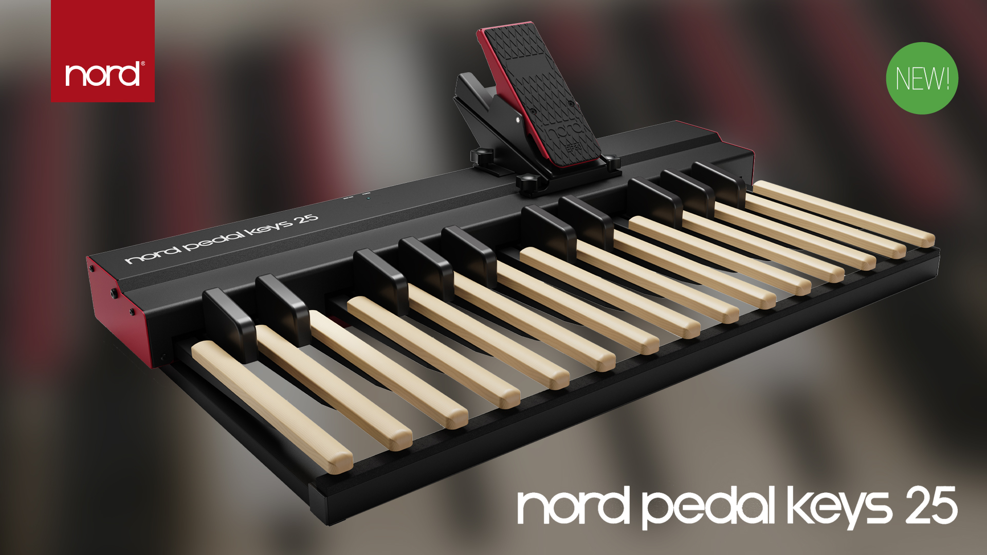 Nord Keyboards unveils the Pedal Keys 25 – Sound Service Blog